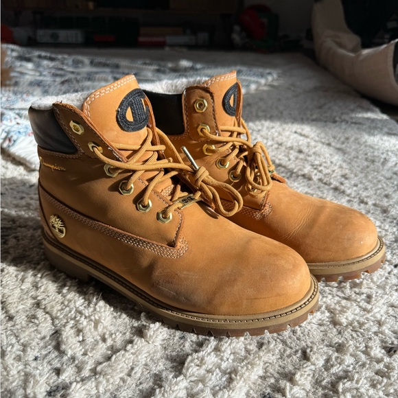 Timberland | Shoes | Timberland X Champion Mens 7 Womens 9 Brown | Poshmark